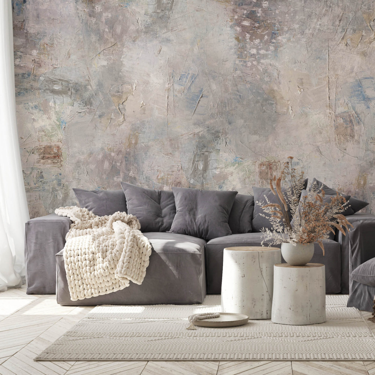 Tapete za zid Delightful Canvas – Dinamični uzorci