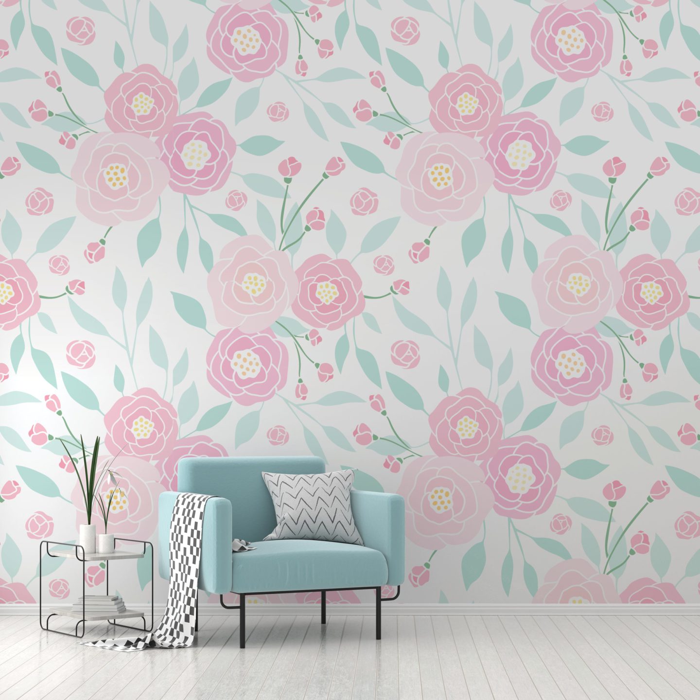 Zidna Tapeta | Subtle Flowers